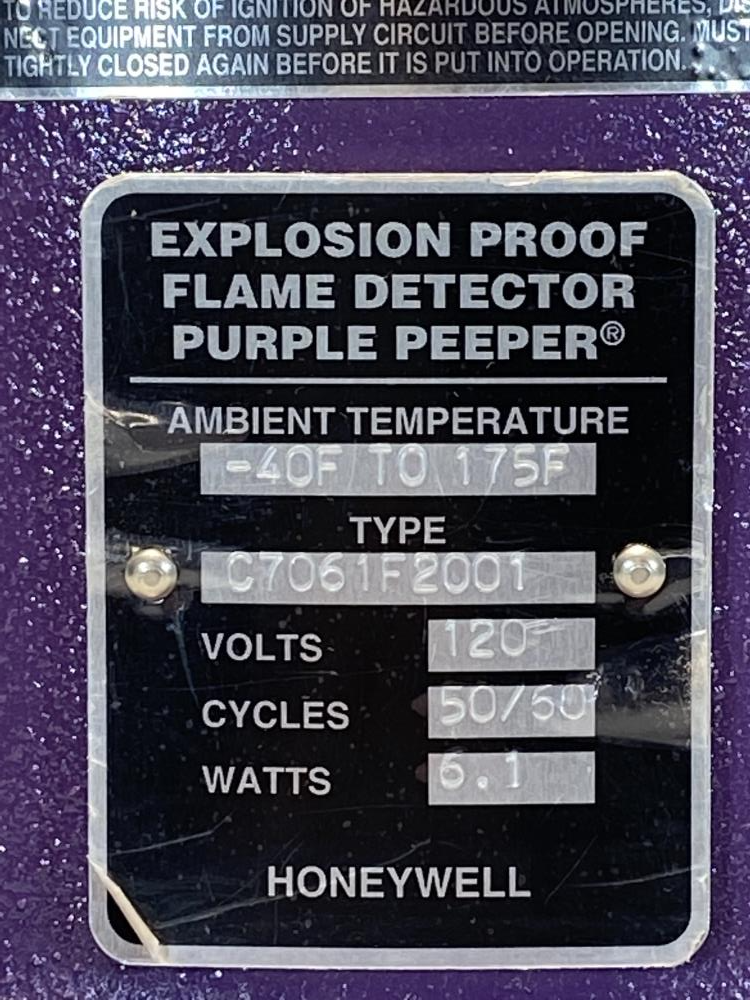 Honeywell Explosion Proof Purple Peeper UV Flame Detector, C7061F2001