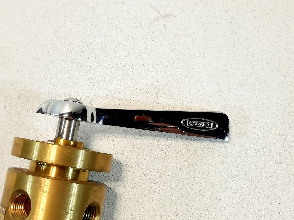 Conant 1/4" Brass Multi-Port Stack Control Valve