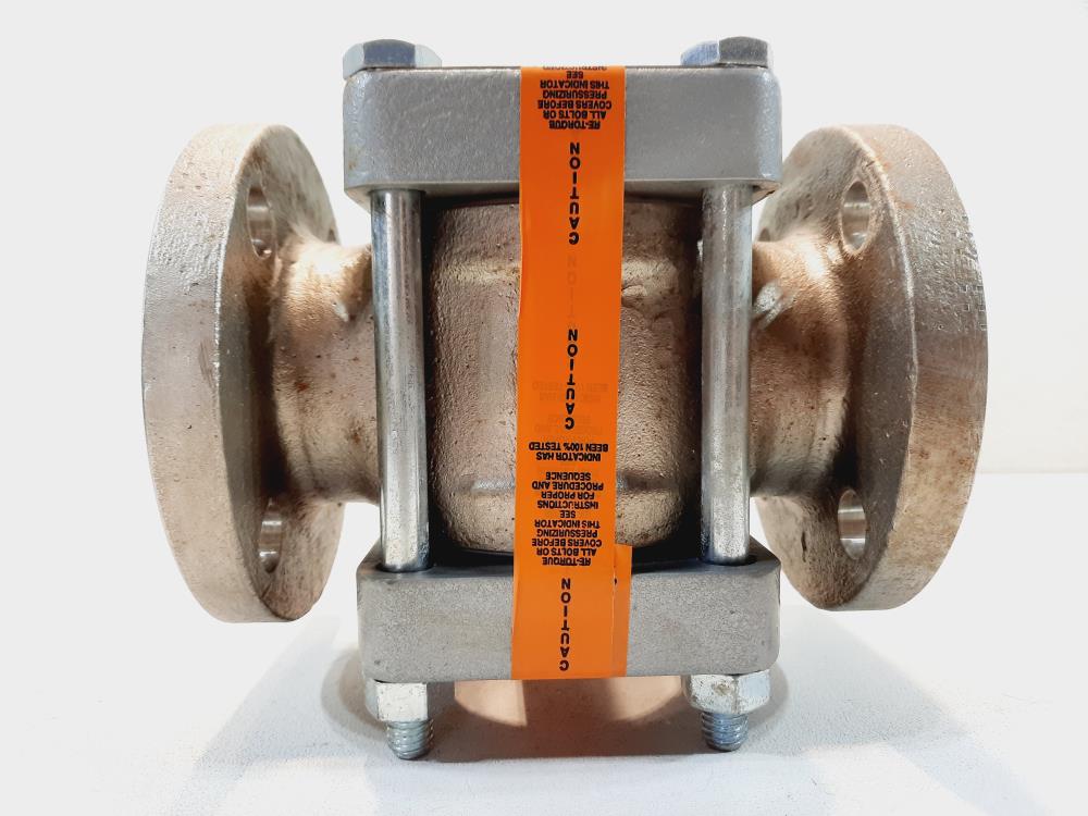 Penberthy 2" 150# Flanged Sight Glass Valve, Plain Style, SFF2