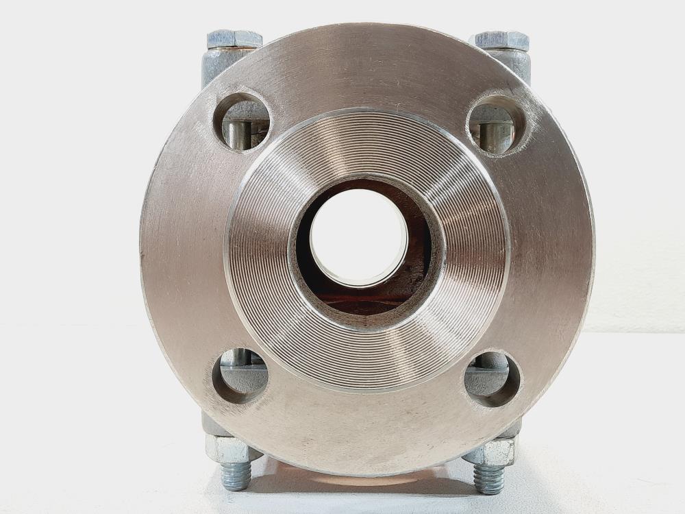 Penberthy 2" 150# Flanged Sight Glass Valve, Plain Style, SFF2