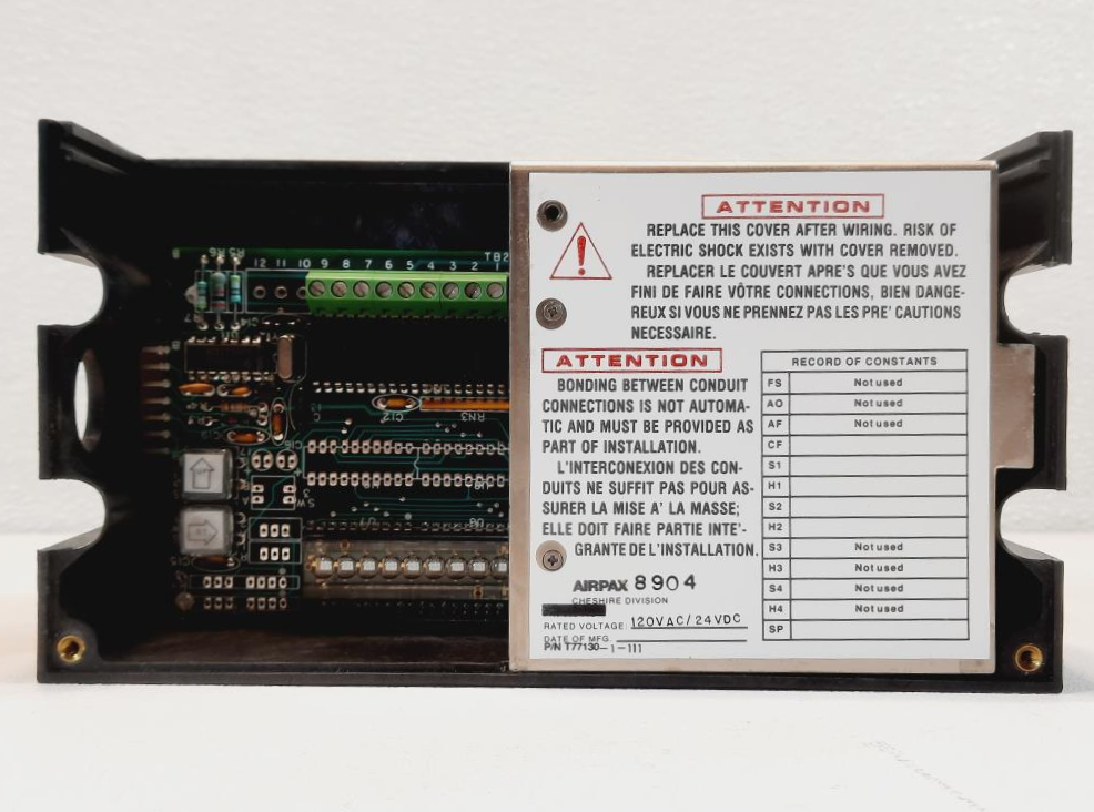 Airpax Tach-Pak 1 Speed Switch