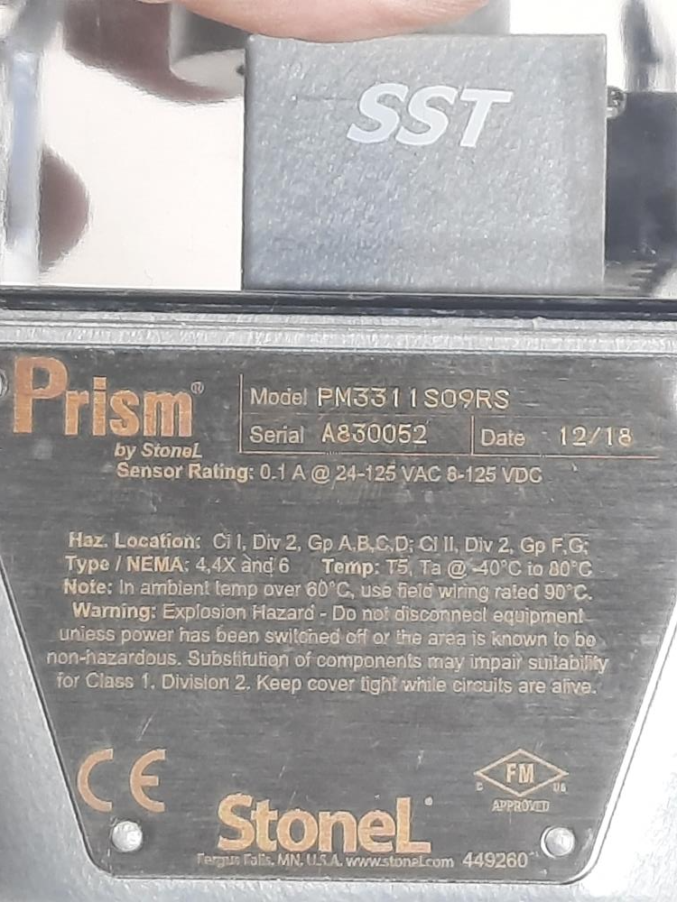 StoneL Prism Valve Position Sensor PM3311S09RS