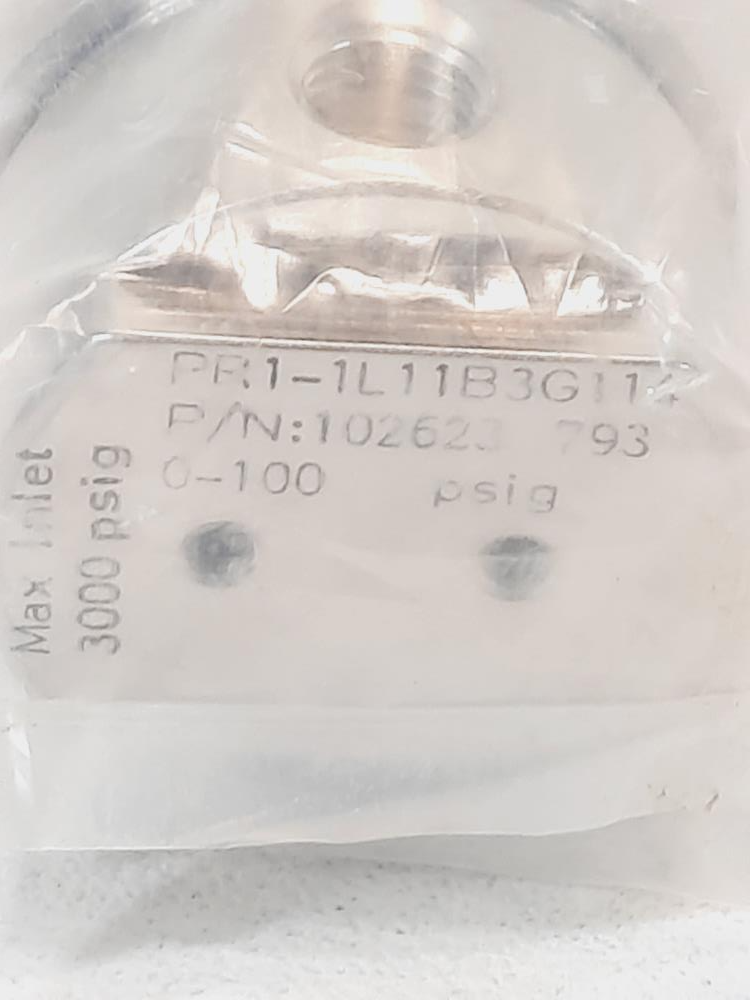 GO Regulator PR1-1L11B3G114 Pressure Regulator, Single Stage SS316L, 0 ...