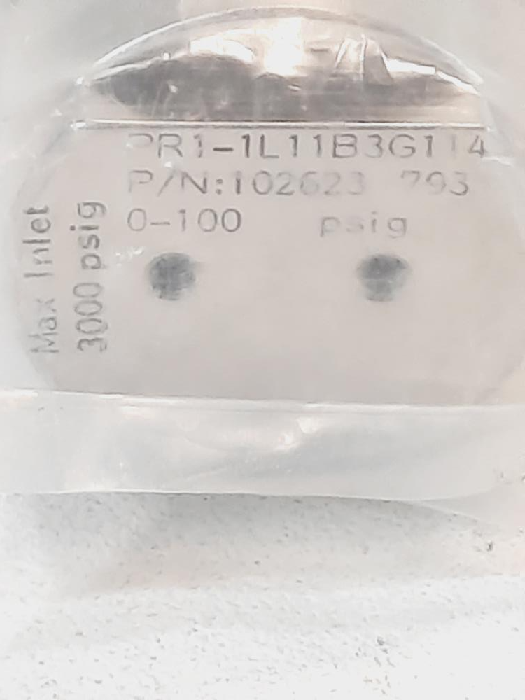 GO Regulator PR1-1L11B3G114 Pressure Regulator, Single Stage SS316L, 0 ...