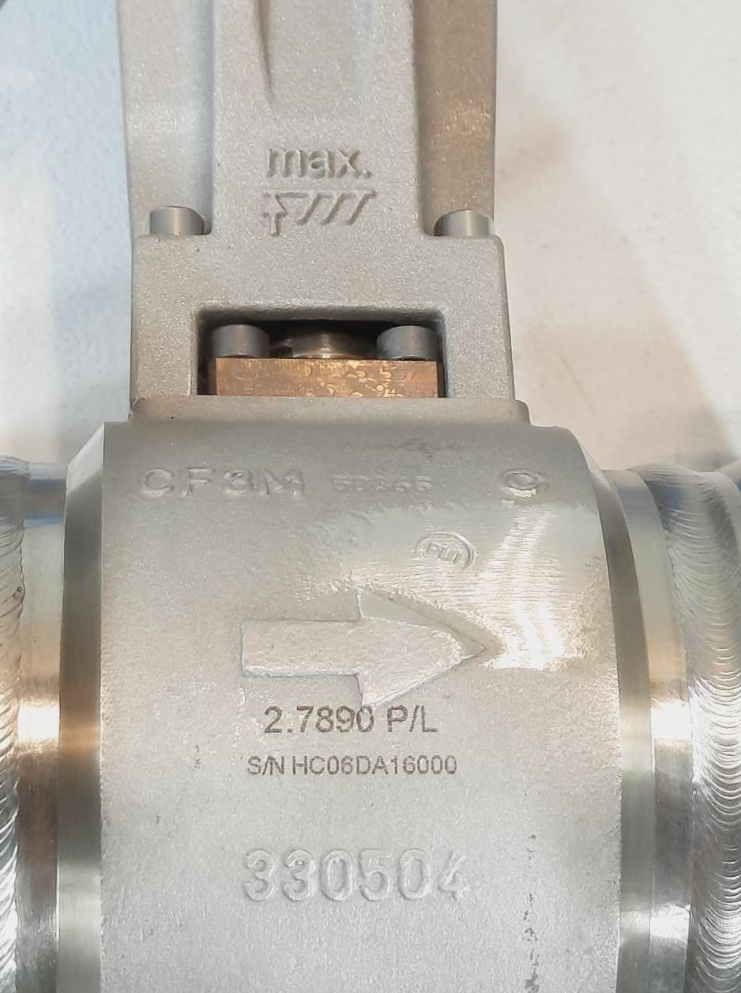 Endress Hauser Prowirl F 3" 150# Stainless Flow Meter 73H80-SK4AAIPAB43A