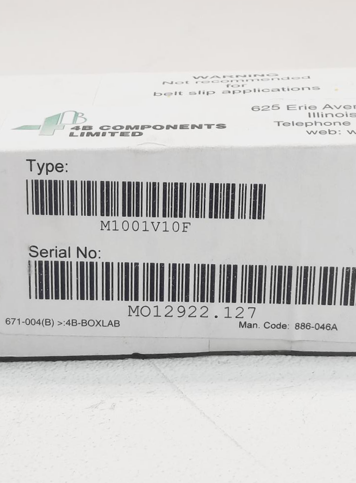 4B Components M100 Safety Switch M1001V10F