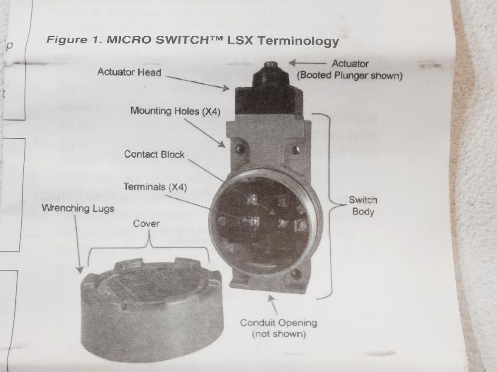 Honeywell LSXD3K Explosion-Proof Limit Switch