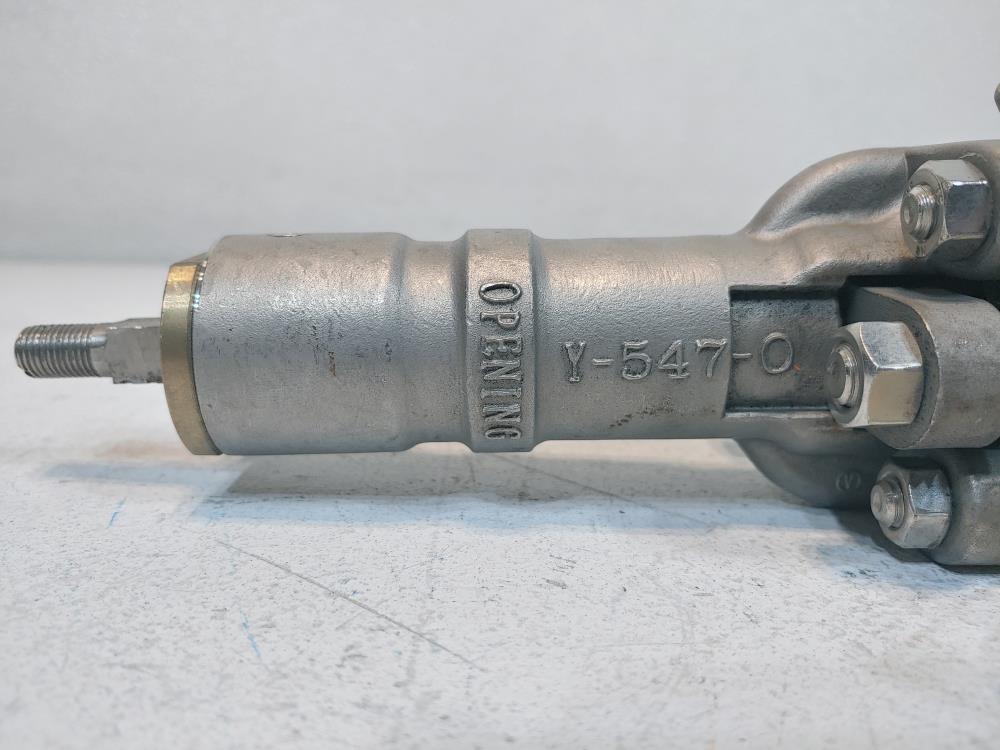 Strahman 1/2" F x 3/4" M Stainless Steel CF8M Sampling Valve SV-700 (Y ...