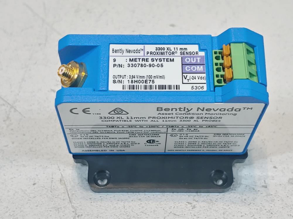 Bently Nevada 3300 XL Proximitor Sensor 330780-90-05