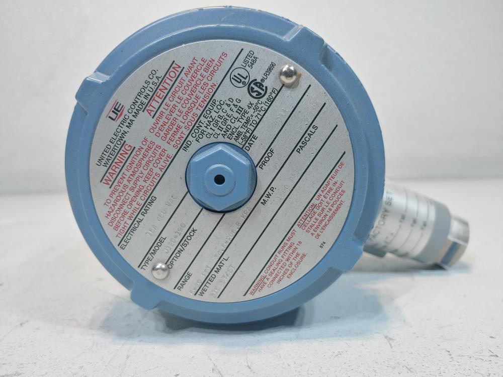 United Electric 120 Series Pressure Switch J120-190