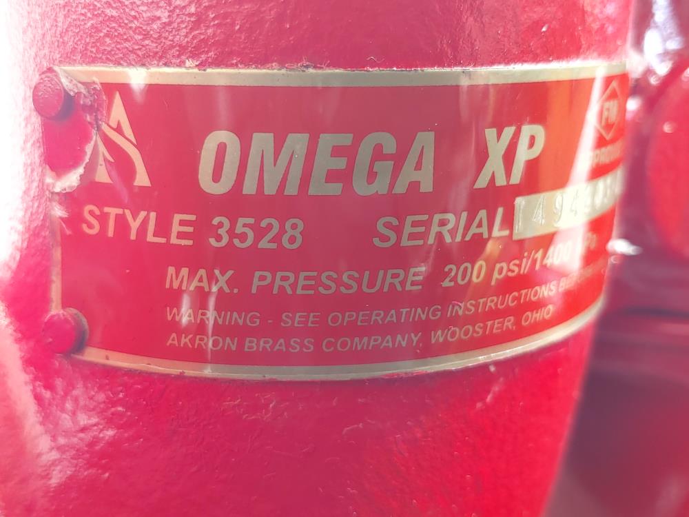 Akron Brass Omega XP Monitor 4" Flange x 2.5" NH Outlet, Style 3528