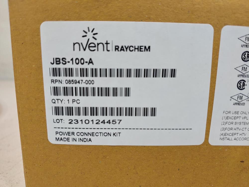RAYCHEM Power Connection w/ Junction Box #JBS-100-A & End Seal #E-100-E