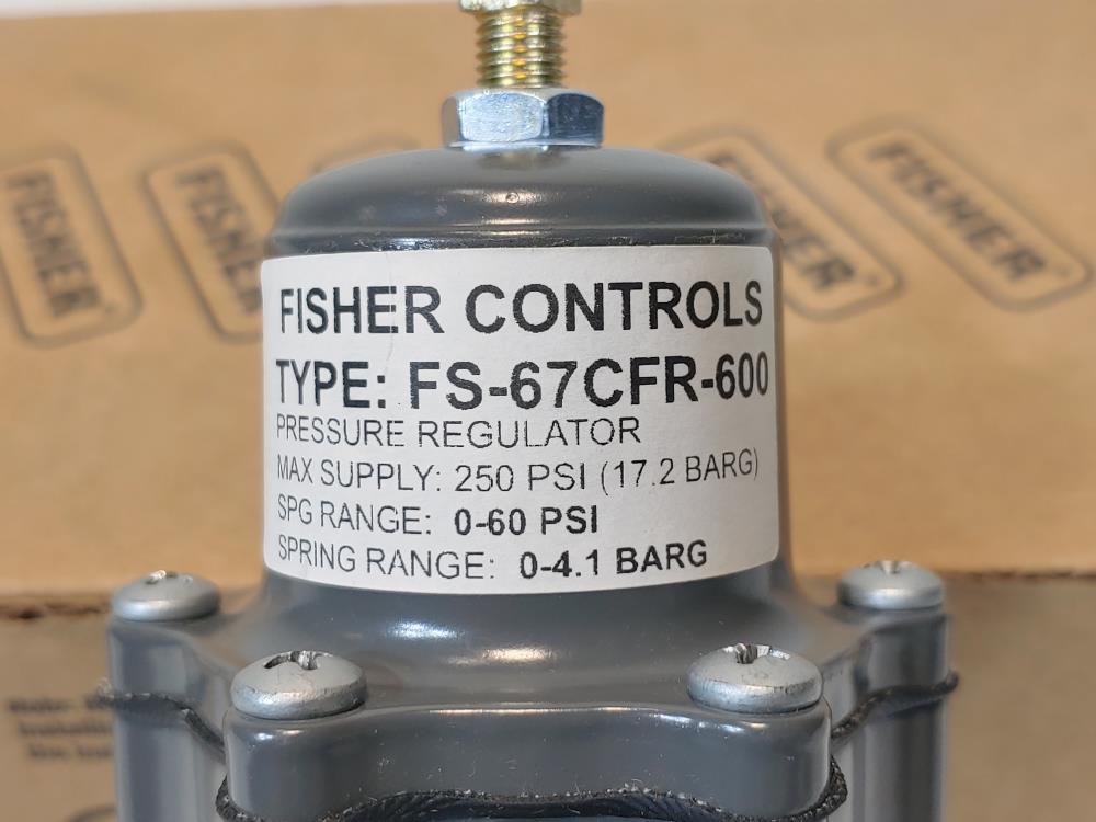 Fisher 67CF Series Filter Pressure Regulator Type FS-67CFR-600 Fisher 67CF Series Filter Pressure Regulator Type FS-67CFR-600