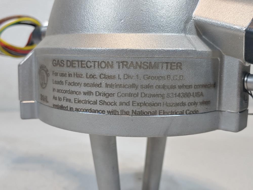 DRAGER Polytron 2 IR Gas Detector 6810098, w/ Splash Guard 6809750