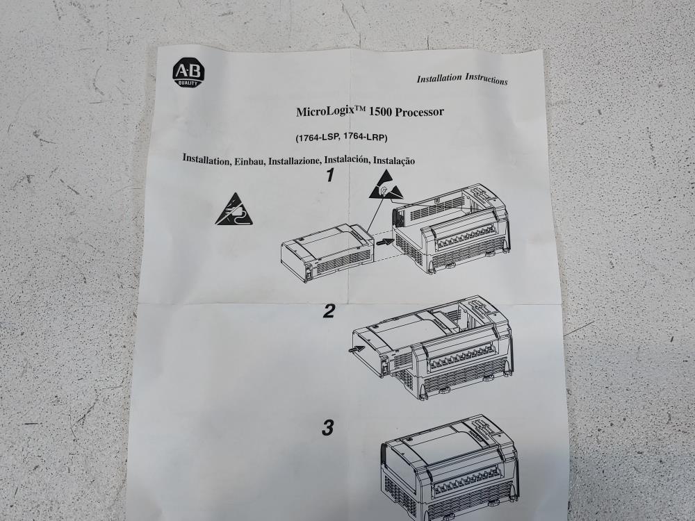 Allen Bradley 1764-LRP MicroLogix 1500 Processor Module