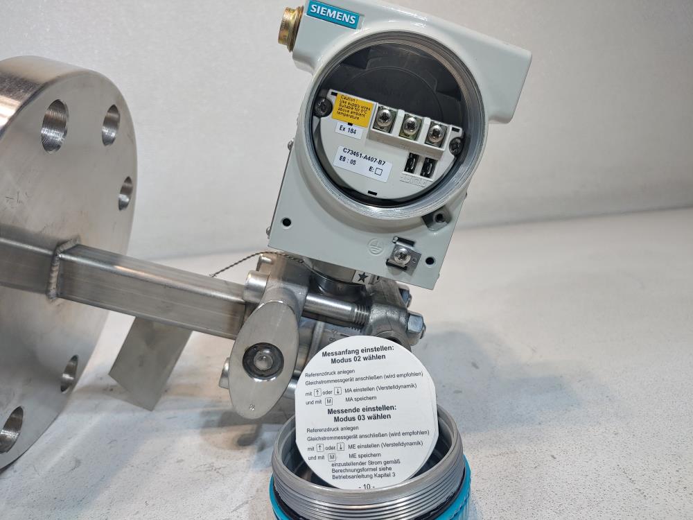 Siemens Sitrans P Differential Pressure Transmitter 7MF4633-1GY22-1NC6-Z