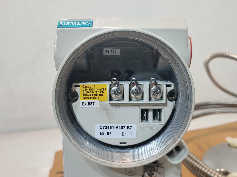 Siemens Sitrans P Transmitter for Absolute Pressure 7MF4333-1GY22-1NC6-Z