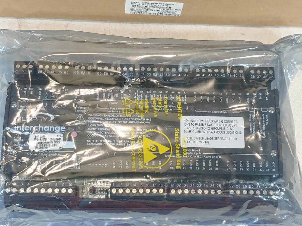 Murphy Interchange Comm Control Module Model 50702298