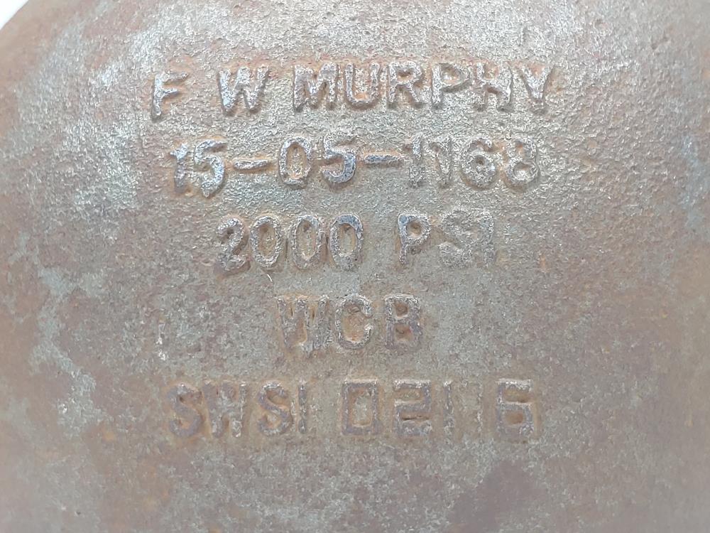 F.W. Murphy Float Chamber 15-05-1168, 2000 PSI WCB