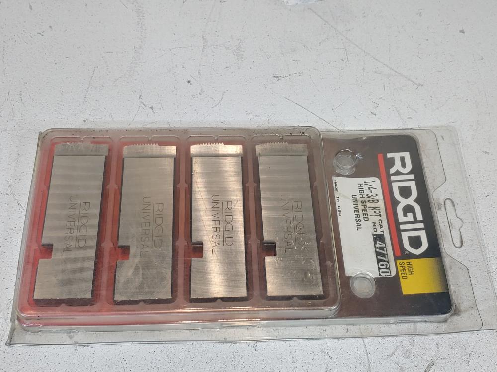 RIDGID 1/4" to 3/8" NPT Pipe Threading Replacement Die Catalog#: 47760
