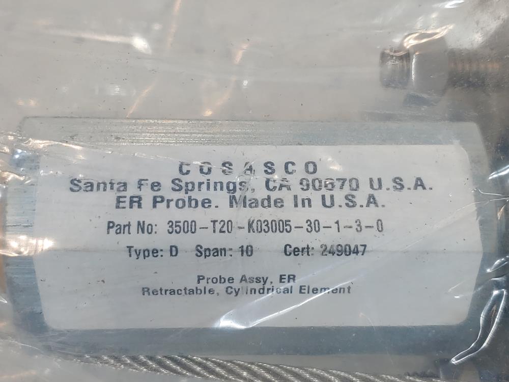 Rohrback Cosasco Type D Corrosometer Probe 3500-T20-K03005-30-1-3-0