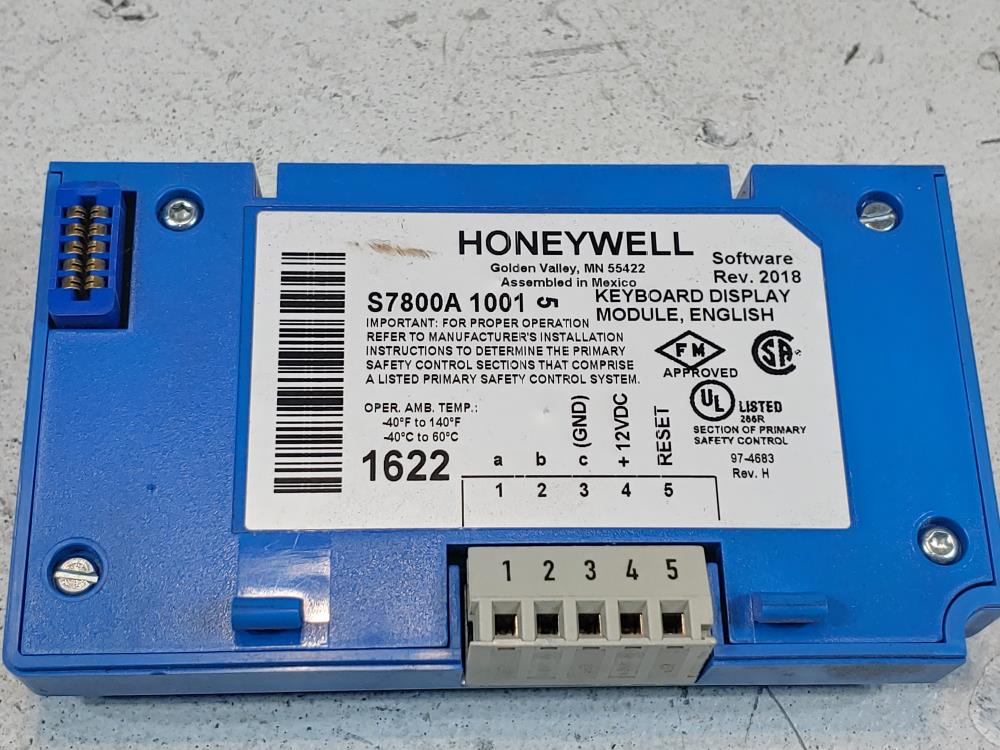 Honeywell Keyboard Display Module S7800A 1001