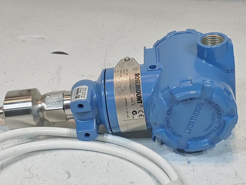 Rosemount 3051 Smart Family Pressure Transmitter 3051TG2A2B21AS1B4K5