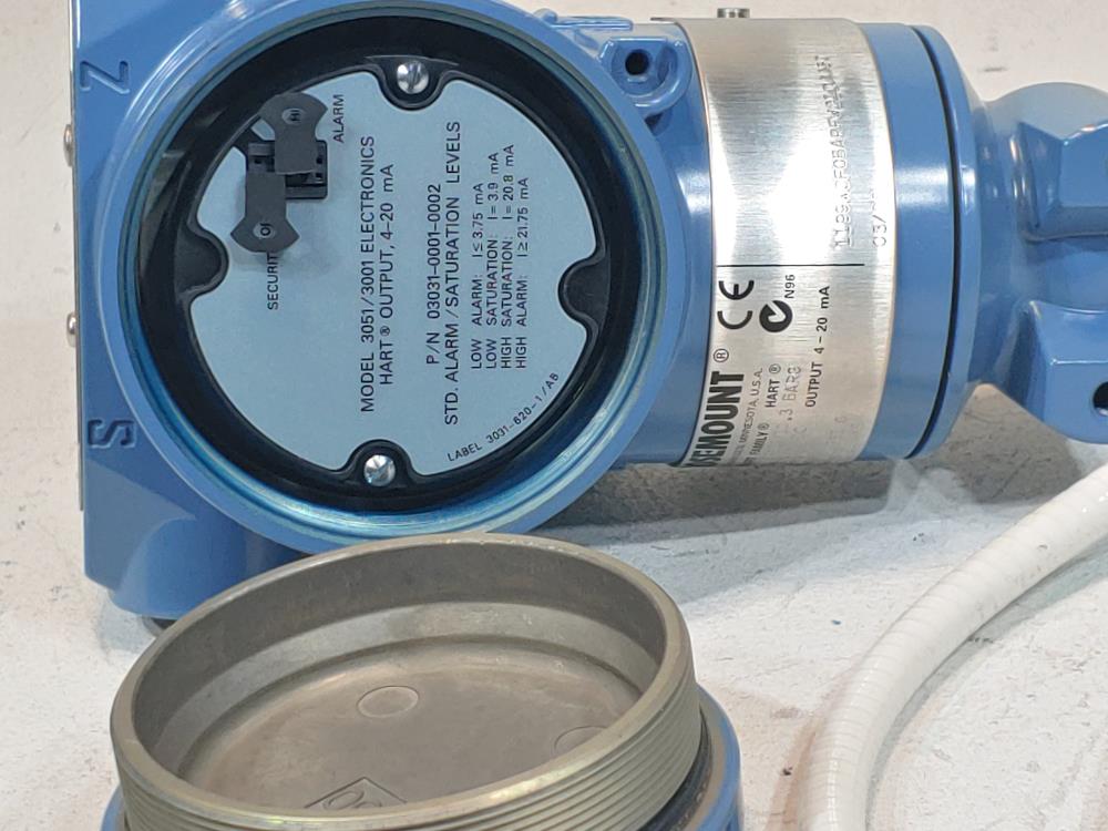 Rosemount 3051 Smart Family Pressure Transmitter 3051TG2A2B21AS1B4K5