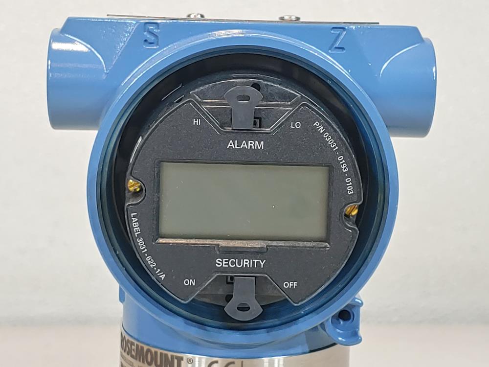 Rosemount 3051 Smart Family Pressure Transmitter 3051CA1A02A1AH2B3M5A0037