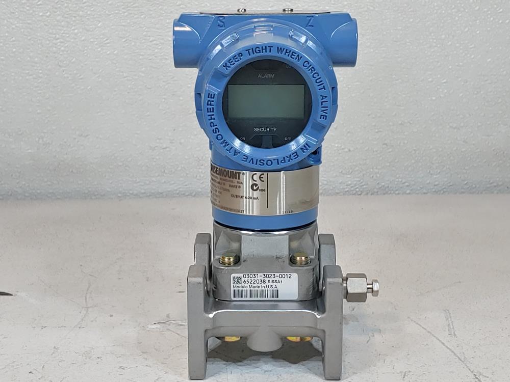 Rosemount 3051 Smart Family Pressure Transmitter 3051CA1A02A1AH2B3M5A0037