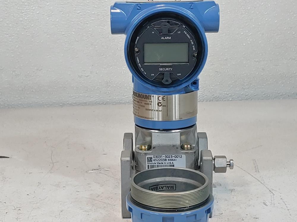Rosemount 3051 Smart Family Pressure Transmitter 3051CA1A02A1AH2B3M5A0037