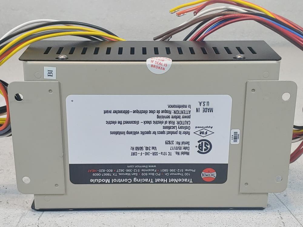 Thermon TraceNet Heat Tracing Control Module Model#: TC 101A-SSR-240-F-CIRT