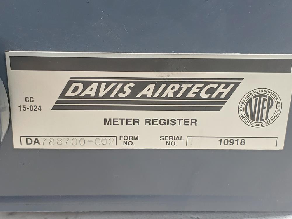Davis Airtech Veeder Root Mechanical Meter Register Model#: 788700-002