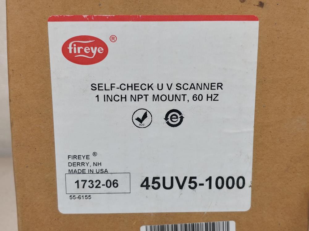 Fireye Self-Check Ultra-Violet Flame Scanner 45UV5-1000