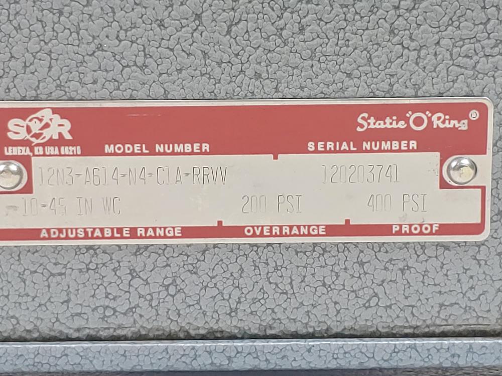 SOR Pressure Switch 12N3-A614-N4-C1A-RRVV