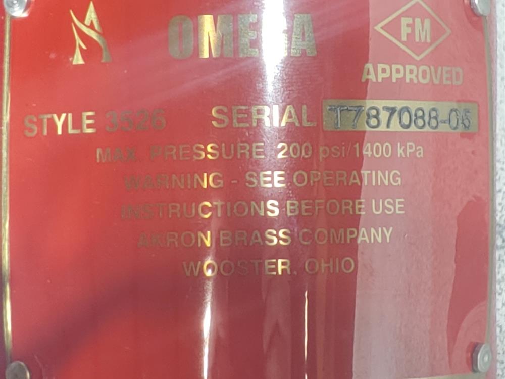 Akron Brass Omega XP Monitor 3" Flange x 2.5" NH Outlet, Style 3526