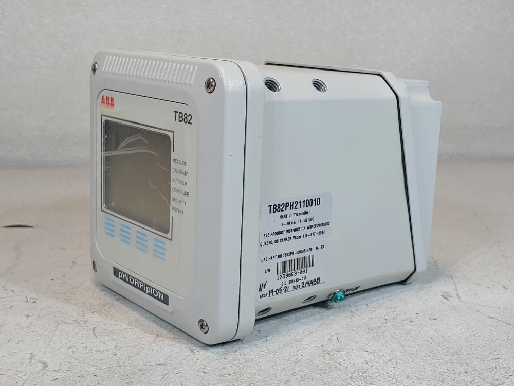 ABB TB82 HART PH Transmitter TB82PH2110110