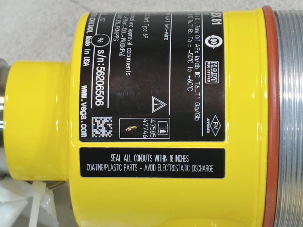 Vega Vegaflex 81 Level Sensor FX81FECABGHXANXX w/ 2" 150# SS Flange