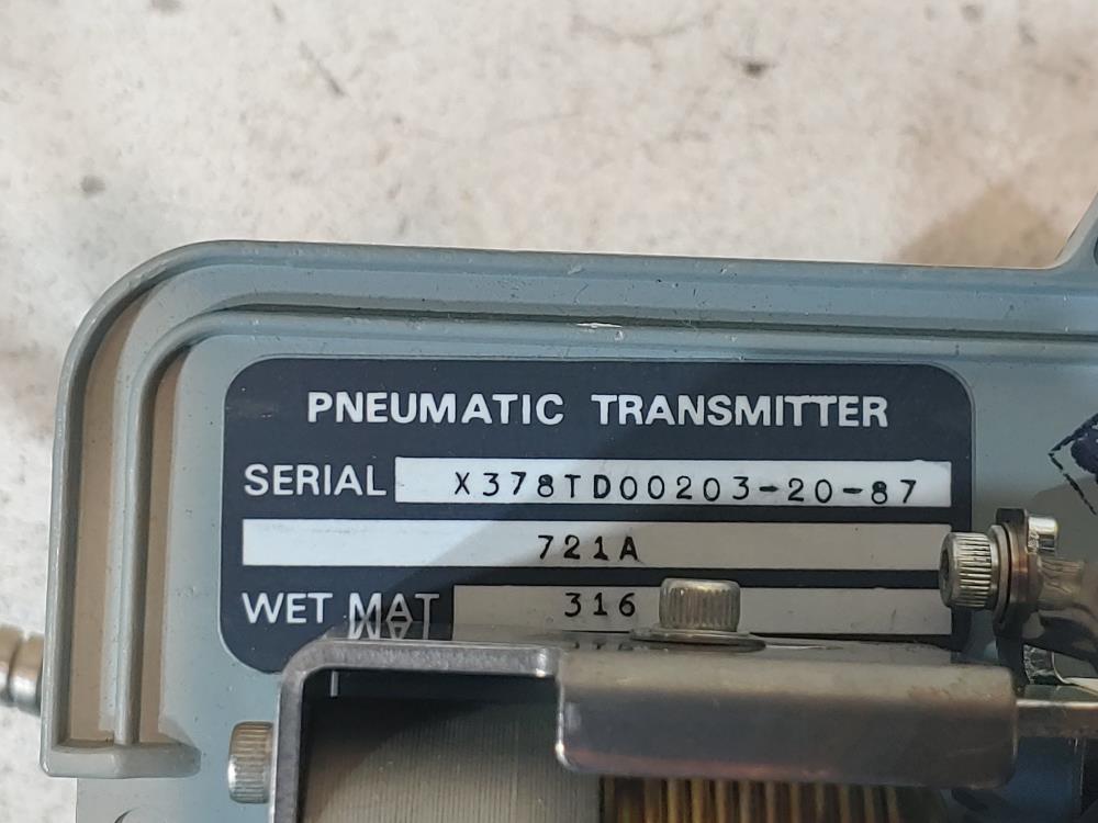 Taylor Instrument Pneumatic Pressure Transmitter