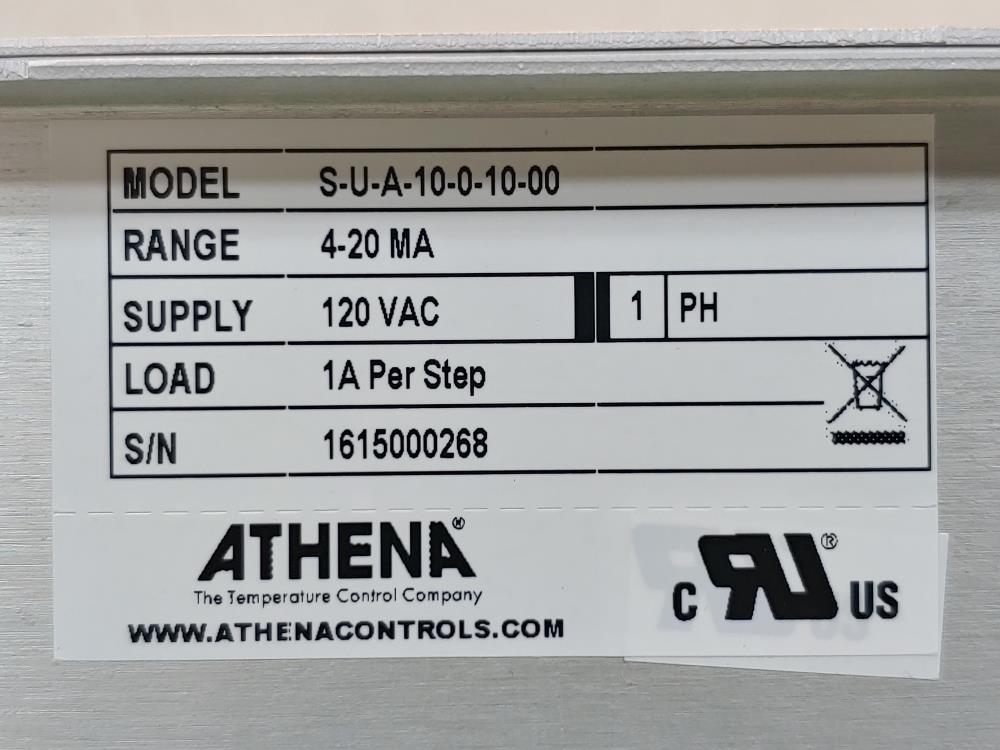 Athena Solid-State Staging Controller Model#: S-U-A-10-0-10-00 Series S