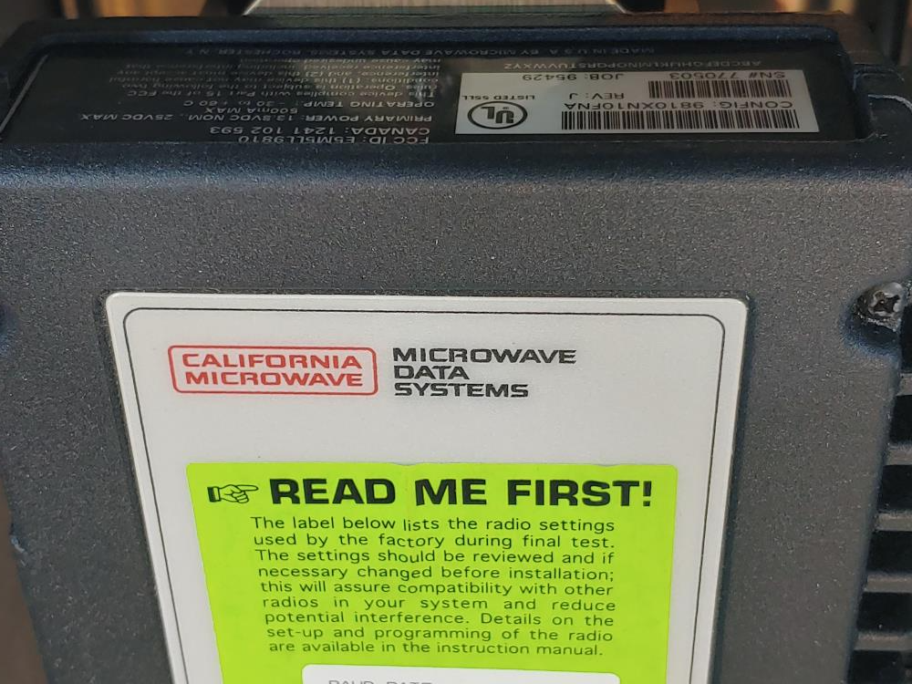 Microwave Data Systems - Model #9810