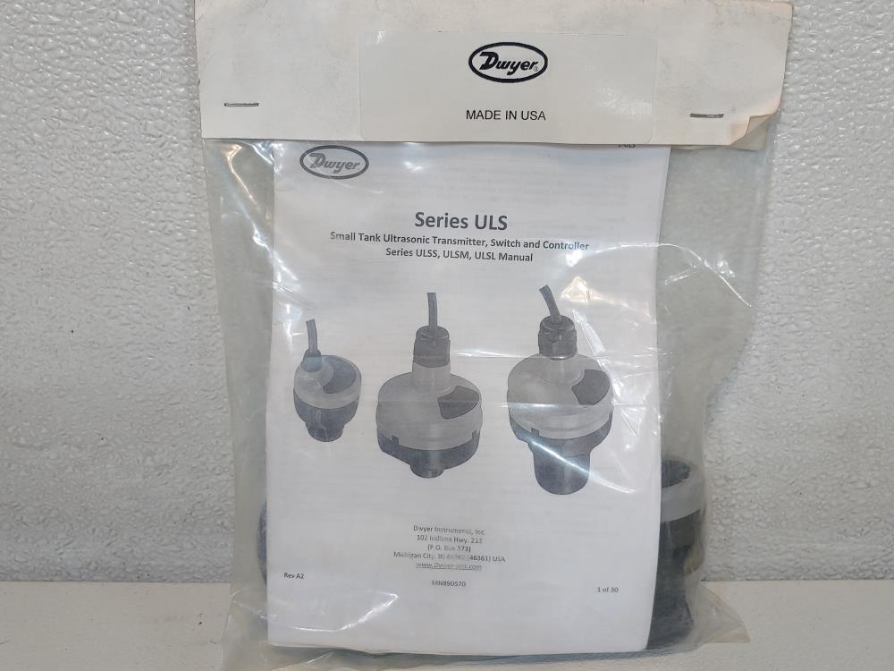 Dwyer 1" NPT Liquid Level Transmitter ULSS-10