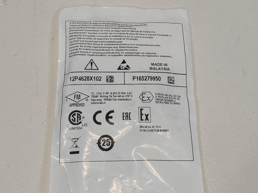 Emerson 12P4628X102 Charm Terminal Block