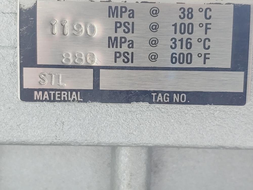 Penberthy 3-Section Liquid Level Sight Glass Gauge 3TM-8