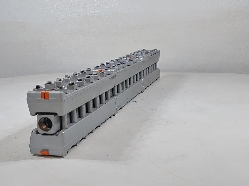 Penberthy 3-Section Liquid Level Sight Glass Gauge 3TM-8