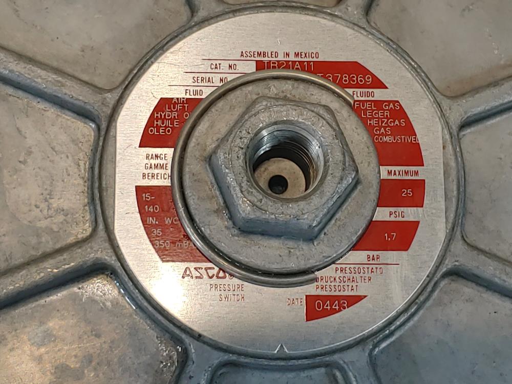 Asco TB21A11Tri-Point Pressure Switch