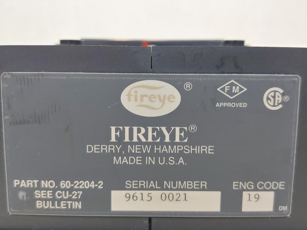 Fireye Flame Amplifier Module w/ Chassis & Display 60-2204-2 / 60-2205