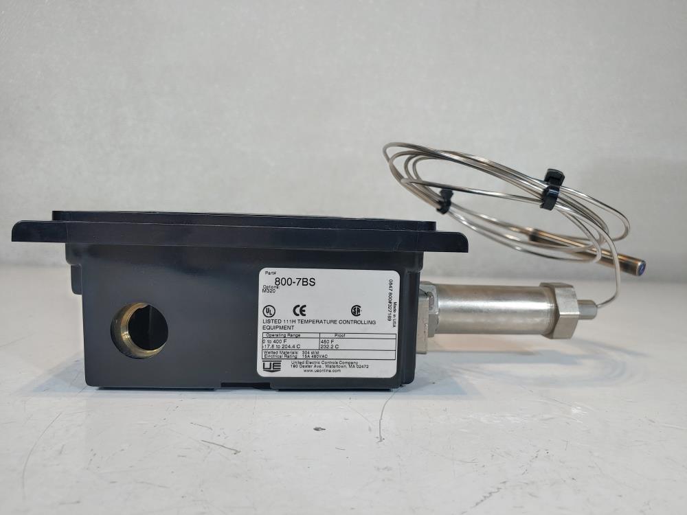 United Electric 800-7BS Indicating Temperature Switch Controller