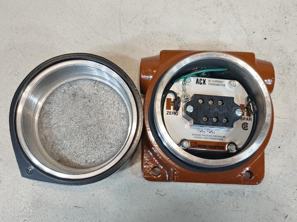 Moore Industries ACX/0-50A/4-20MA/12-42DC-EM E2LSI AC Current Transmitter