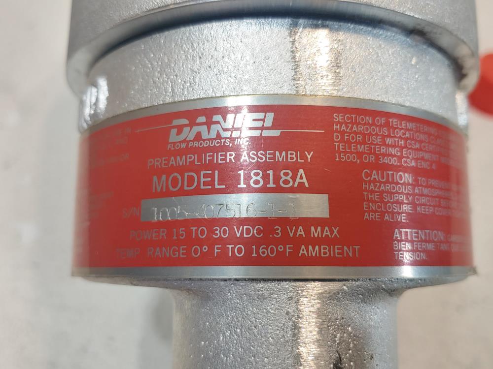 Daniel 1818A Pre Amplifier Liquid Measurement Assembly
